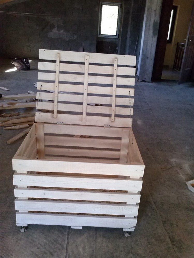 DIY Wooden Pallet Storage Box Plans – Pallet Wood Projects