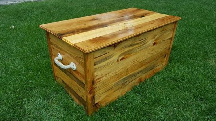 DIY Wooden Pallet Storage Box Plans – Pallet Wood Projects