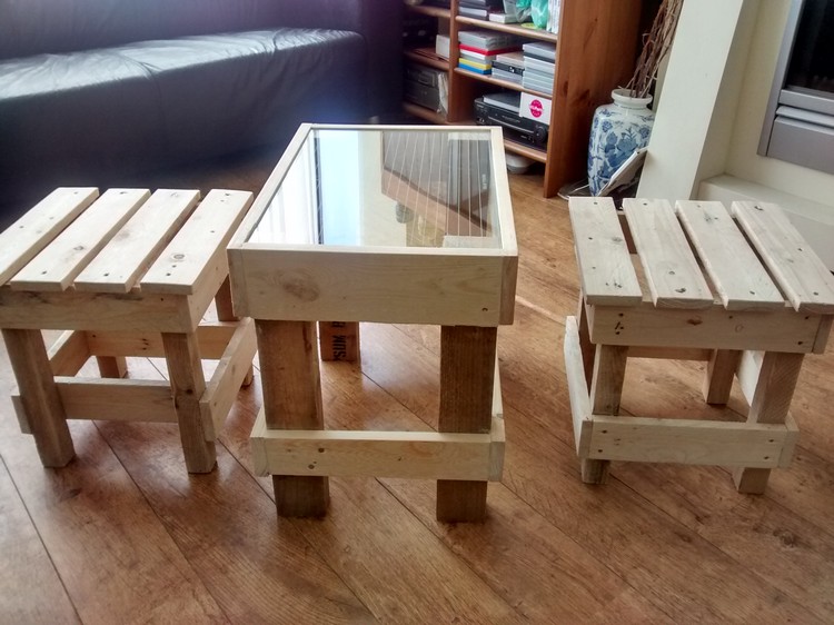 Wooden Pallet Stool Plans – Pallet Wood Projects