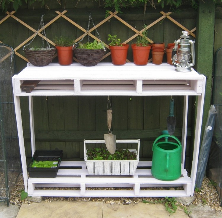 Pallet Potting Bench Plans – Pallet Wood Projects