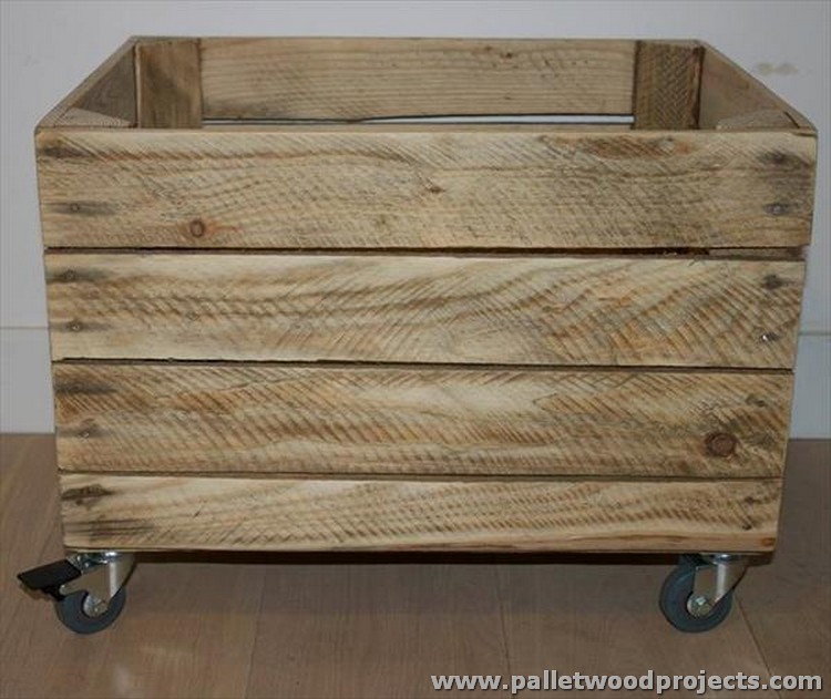 Recycled Pallet Storage Box Ideas – Pallet Wood Projects