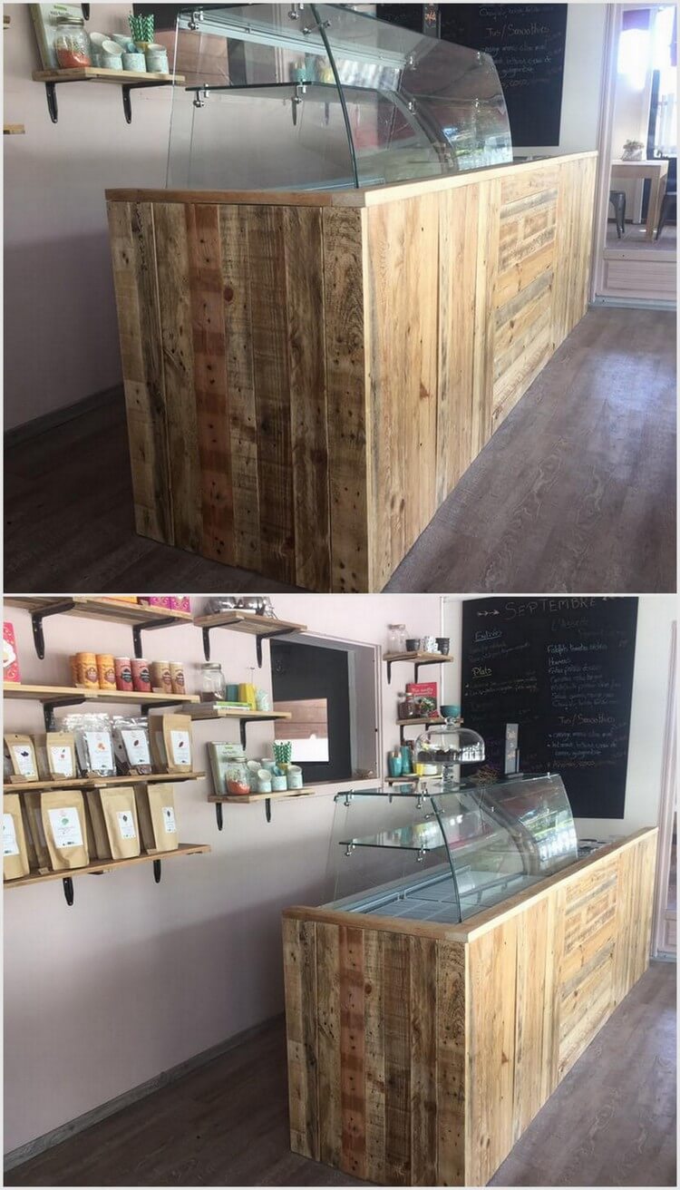 Pallet Shop Counter – Pallet Wood Projects