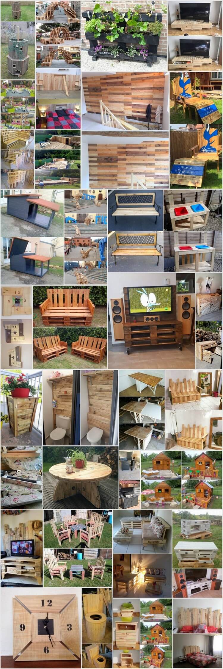 Repurposed Pallet Furniture Plans DIY Wood Pallet Repurposing Ideas