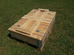 Foldable Sand Pit Made Out of Wooden Pallets – Pallet Wood Projects