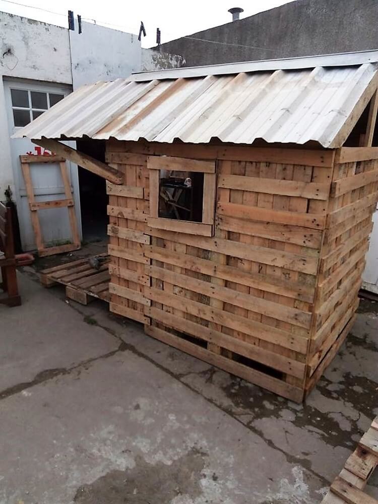 How to Build a Pallet Playhouse – 8 Easy Steps Tutorial – Pallet Wood ...