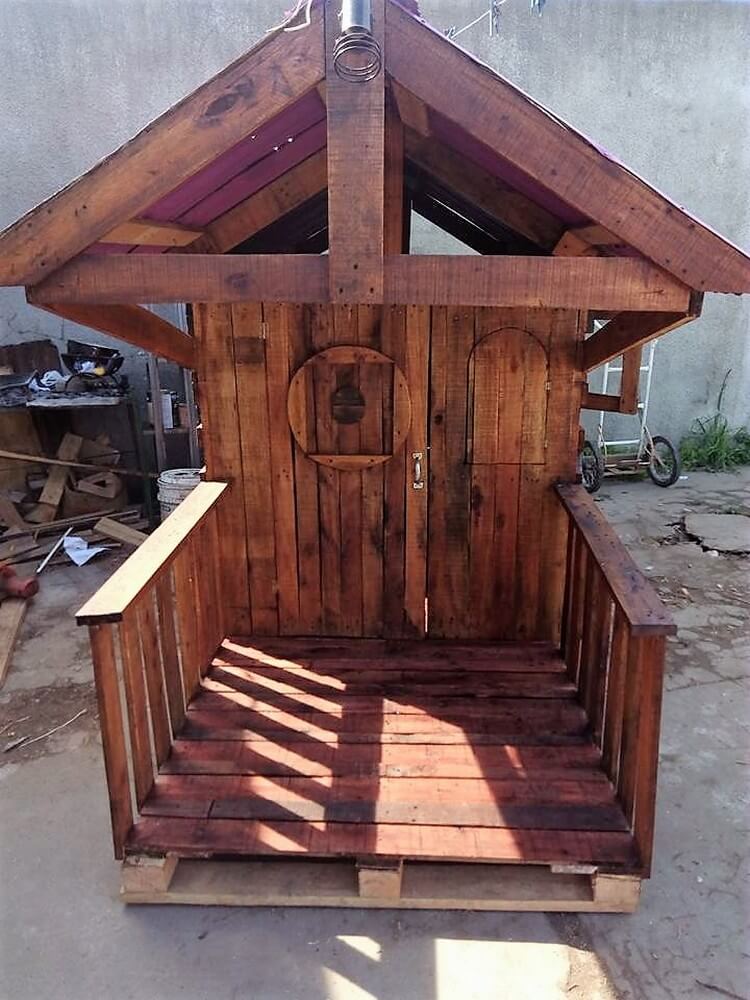 How to Build a Pallet Playhouse – 8 Easy Steps Tutorial – Pallet Wood ...