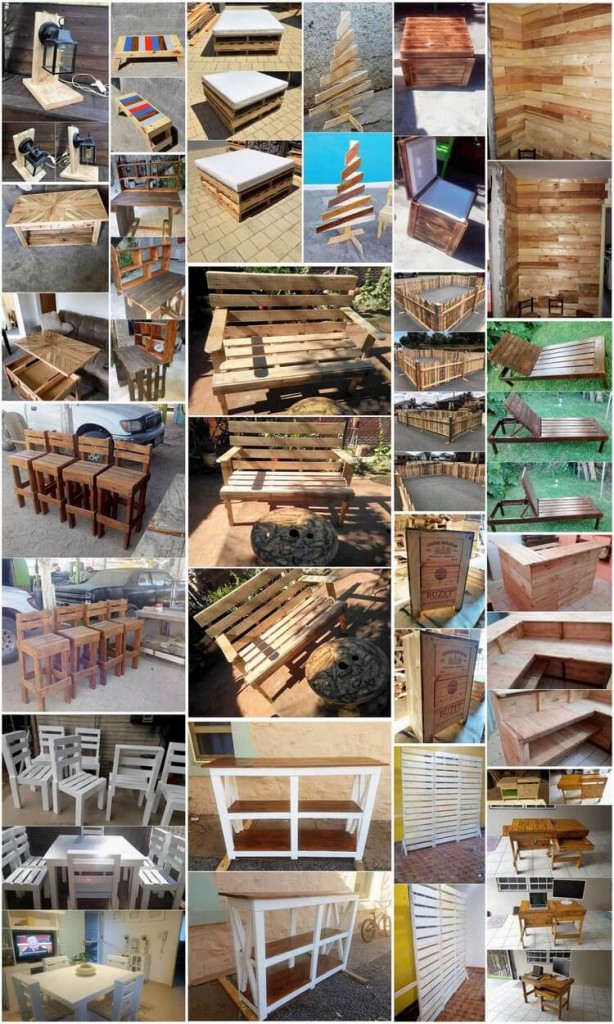 Inspired DIY Ideas for Old Wood Pallets Recycling – Pallet Wood Projects