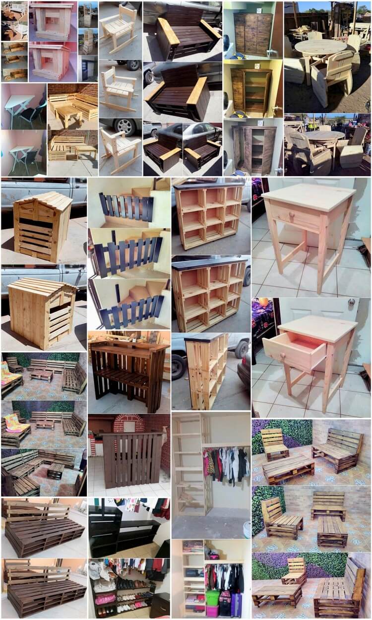 Amazing Ideas Made with Repurposed Wooden Pallets – Pallet Wood Projects