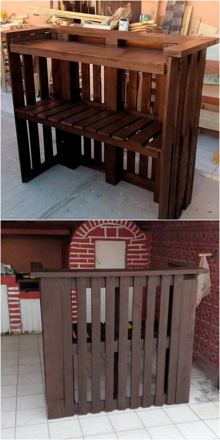 Pallet Counter Table – Pallet Wood Projects