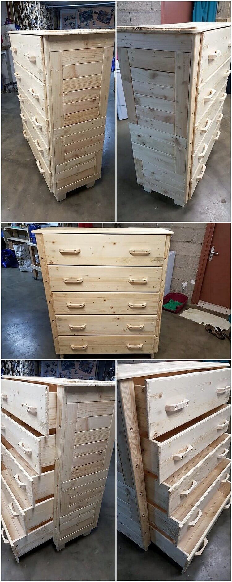Pallet Chest of Drawers – Pallet Wood Projects