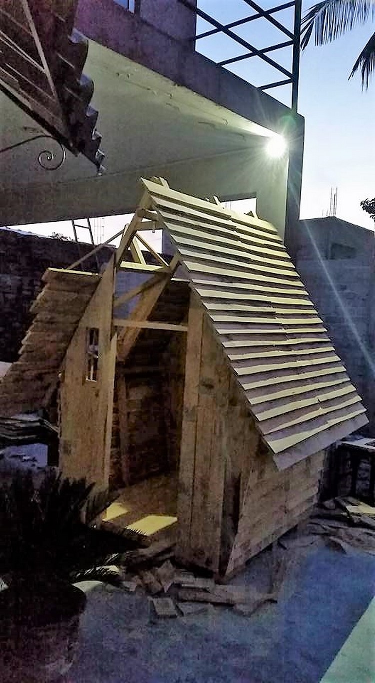 DIY Wood Pallet Garden Cabin / House: Step by Step Plan – Pallet Wood ...
