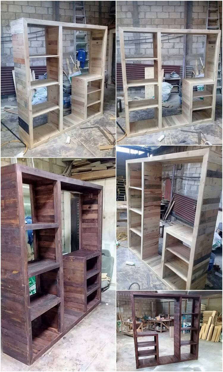 DIY Recycled Wood Pallet Closet Idea – Pallet Wood Projects