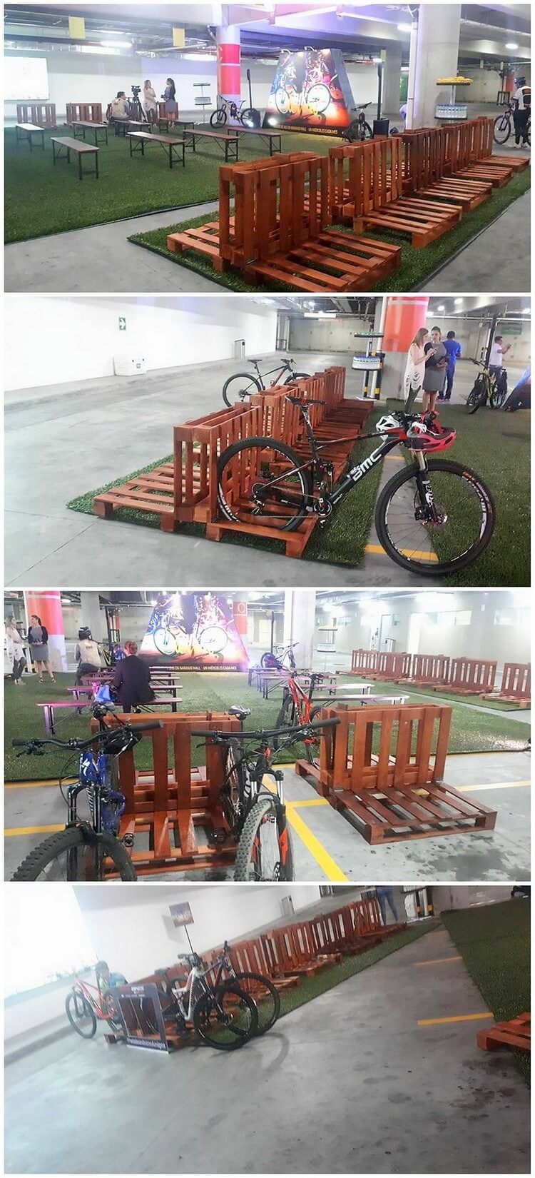 Pallet Bicycle Stand – Pallet Wood Projects
