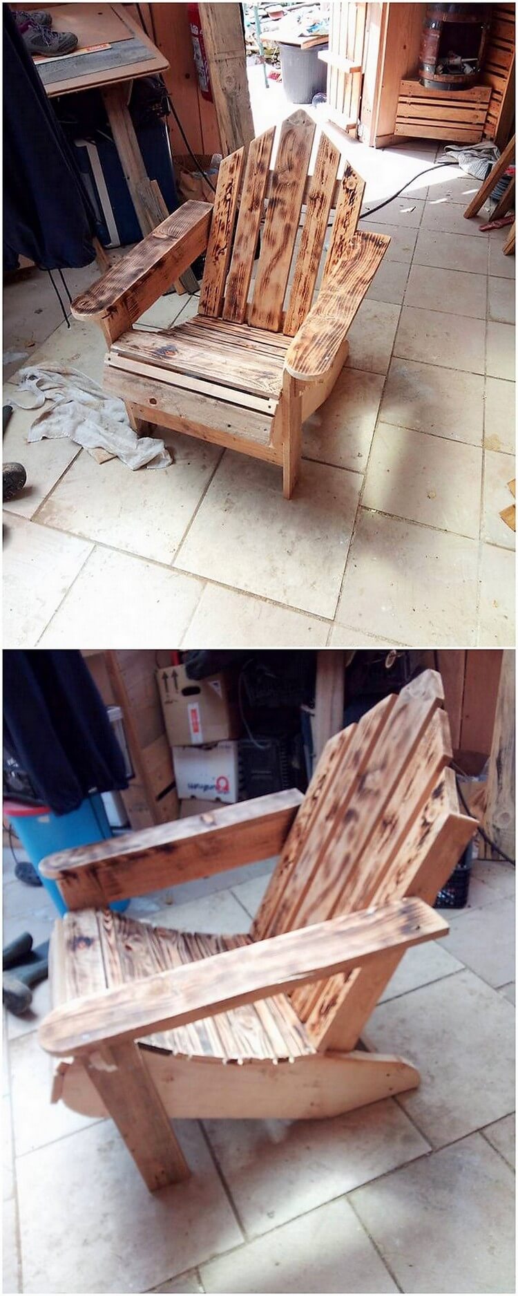 Pallet Adirondack Chair – Pallet Wood Projects