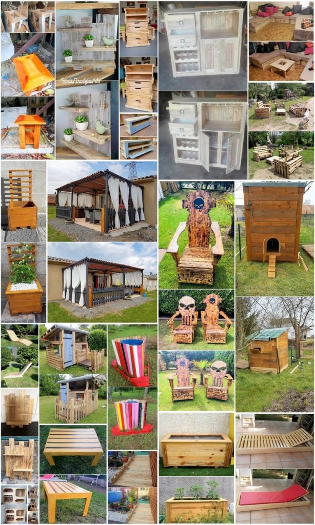 What to do with Recycled Pallets – 25 Creative Ideas – Pallet Wood Projects